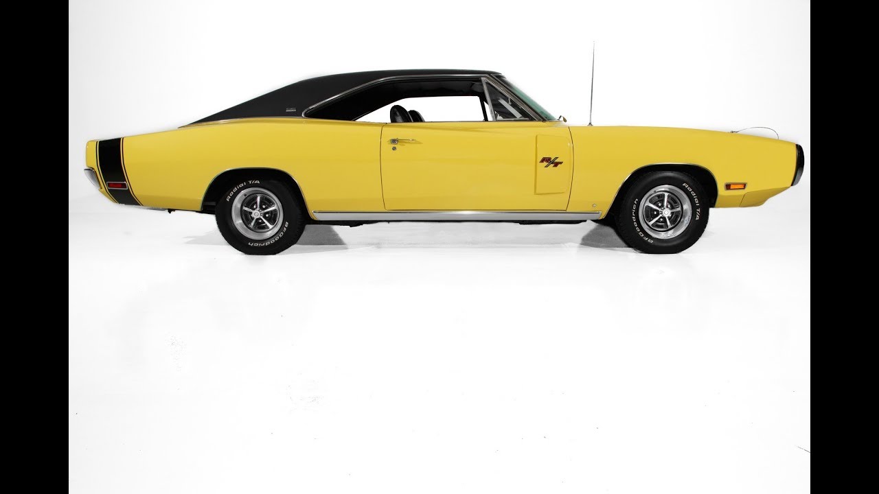 1970 Dodge Charger RT For Sale - Yellow 440 - YouTube