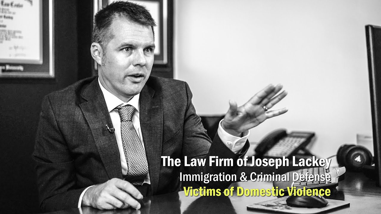 Law Firm of Joseph R. Lackey: Victims of Domestic Violence - YouTube