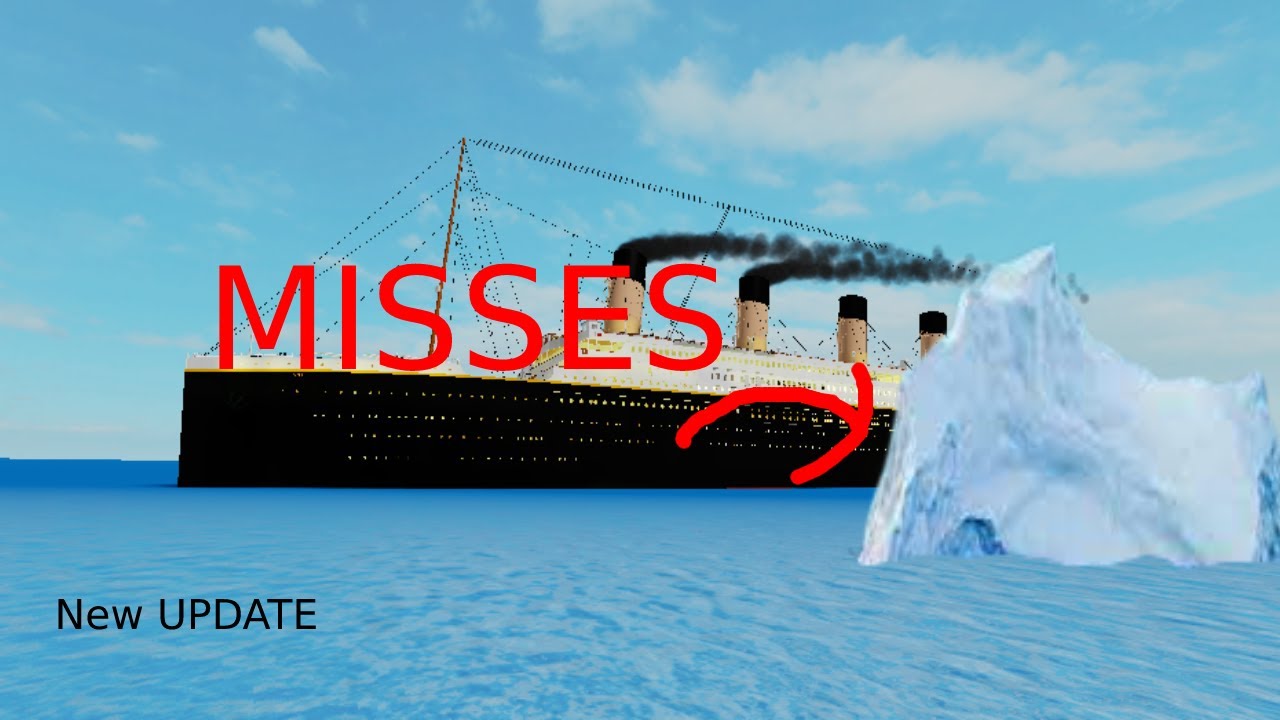 WE MISSED THE ICEBERG!!! Roblox Titanic - YouTube