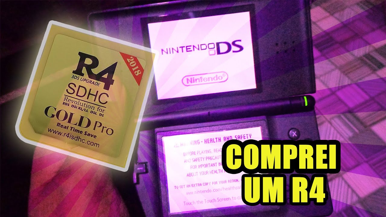COMPREI UM R4 GOLD PRO PARA O MEU DS - @Mano_Jobs - YouTube
