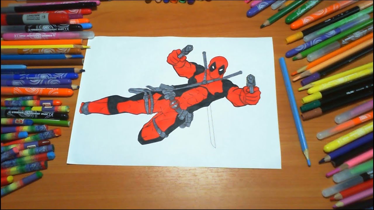 Deadpool New Coloring Pages for Kids Colors Superheroes Coloring ...