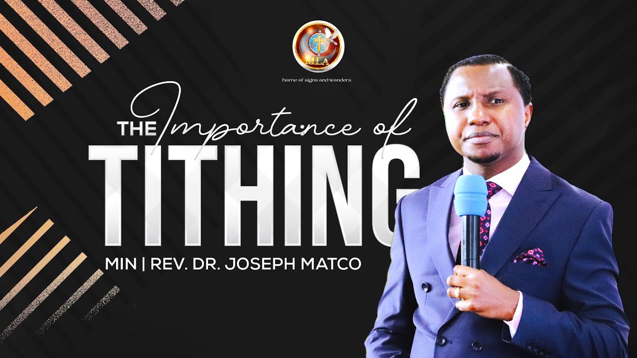 IMPORTANCE OF TITHING || REV. DR. JOSEPH MATCO || 24TH SEPT 2023 - YouTube