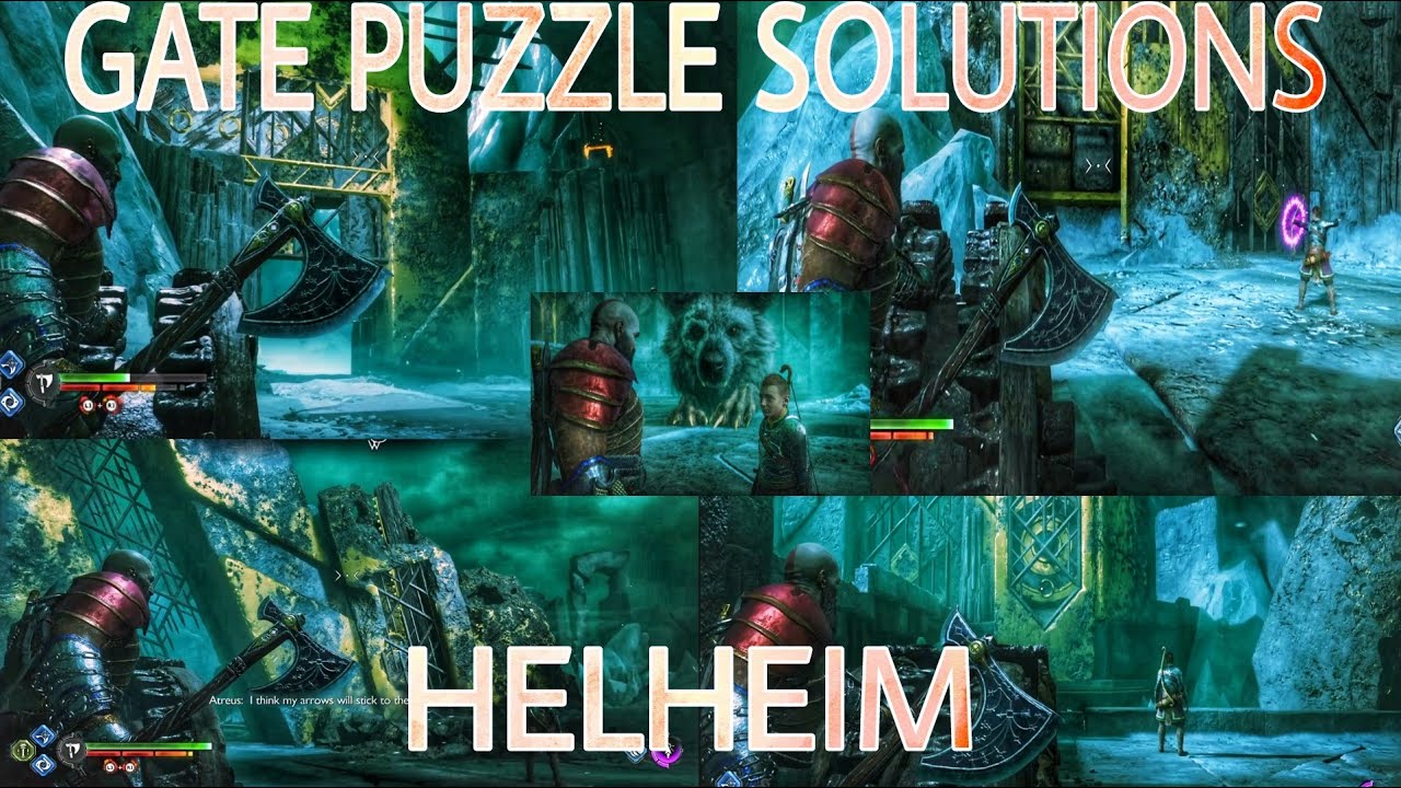 ALL HELHEIM GATE PUZZLE SOLUTIONS - GOD OF WAR RAGNAROK - YouTube
