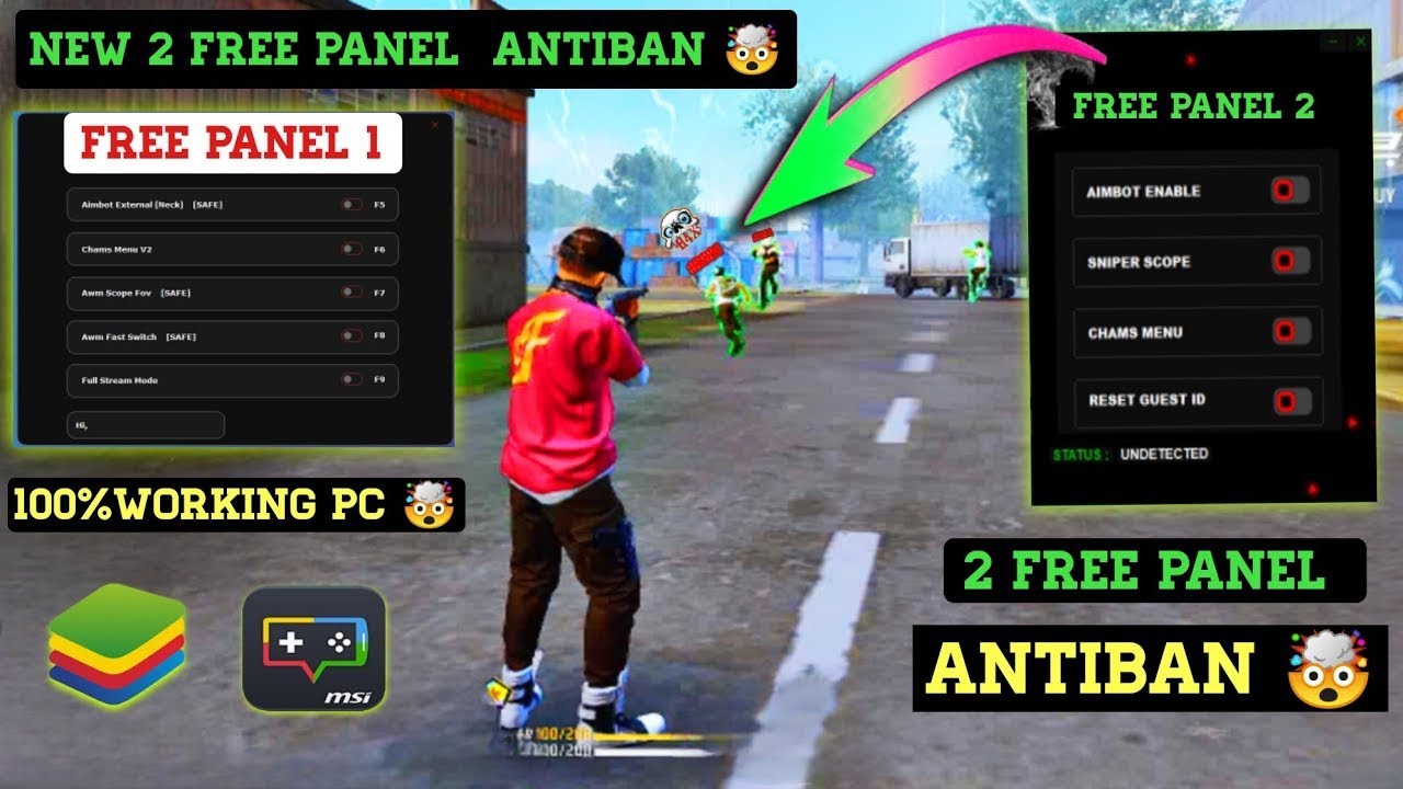 FREE PANEL PC GRATIS OB46 🎁 ANTI BAN 100 % FREE FIRE EXTERNAL PANEL 🎯 ...
