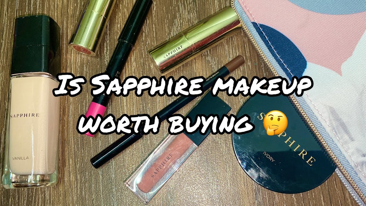 Sapphire Makeup Review || Worth buying ? - YouTube