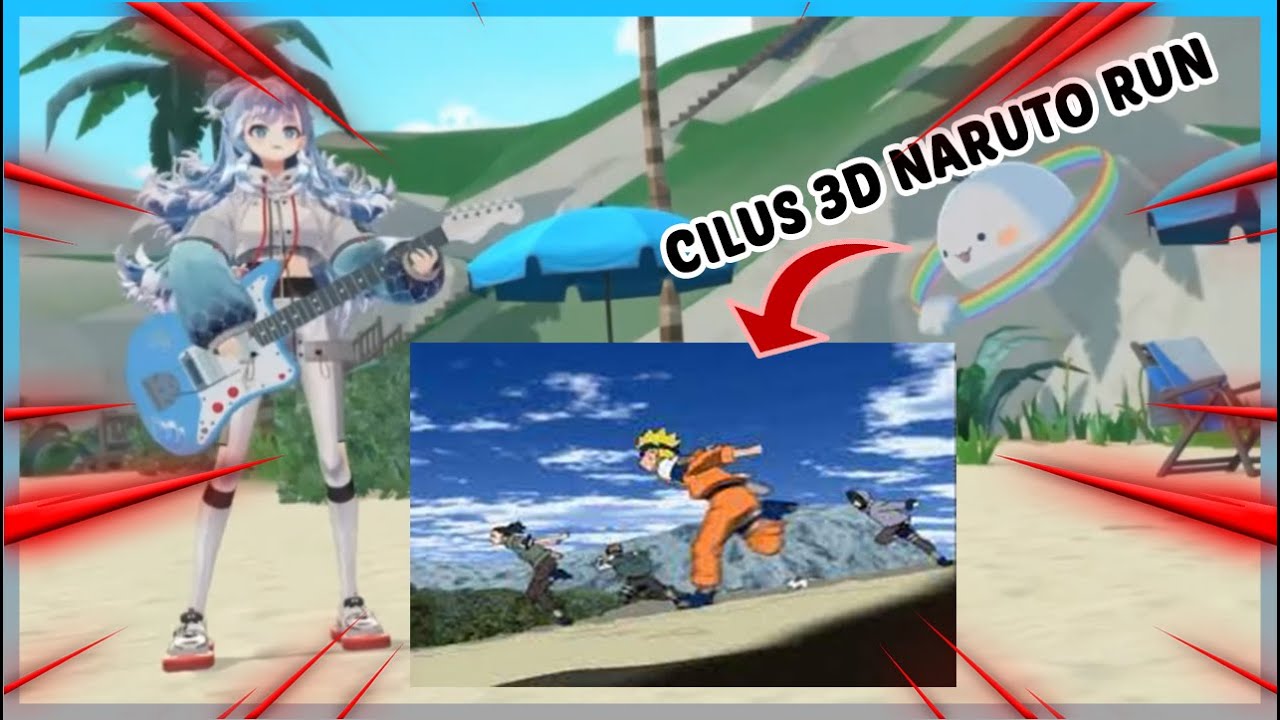 Cilus 3D langsung style naruto run - YouTube