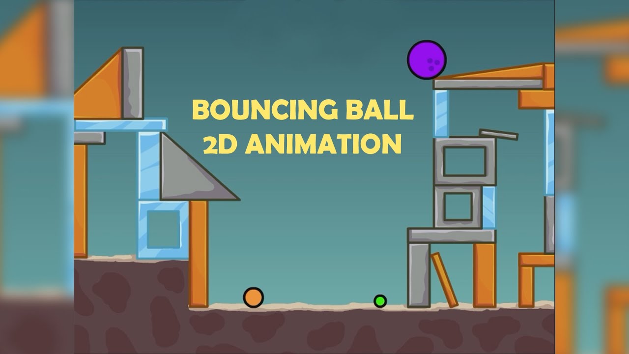 BOUNCING BALL | 2D Animation Showcase (Angry Bird Theme) - YouTube