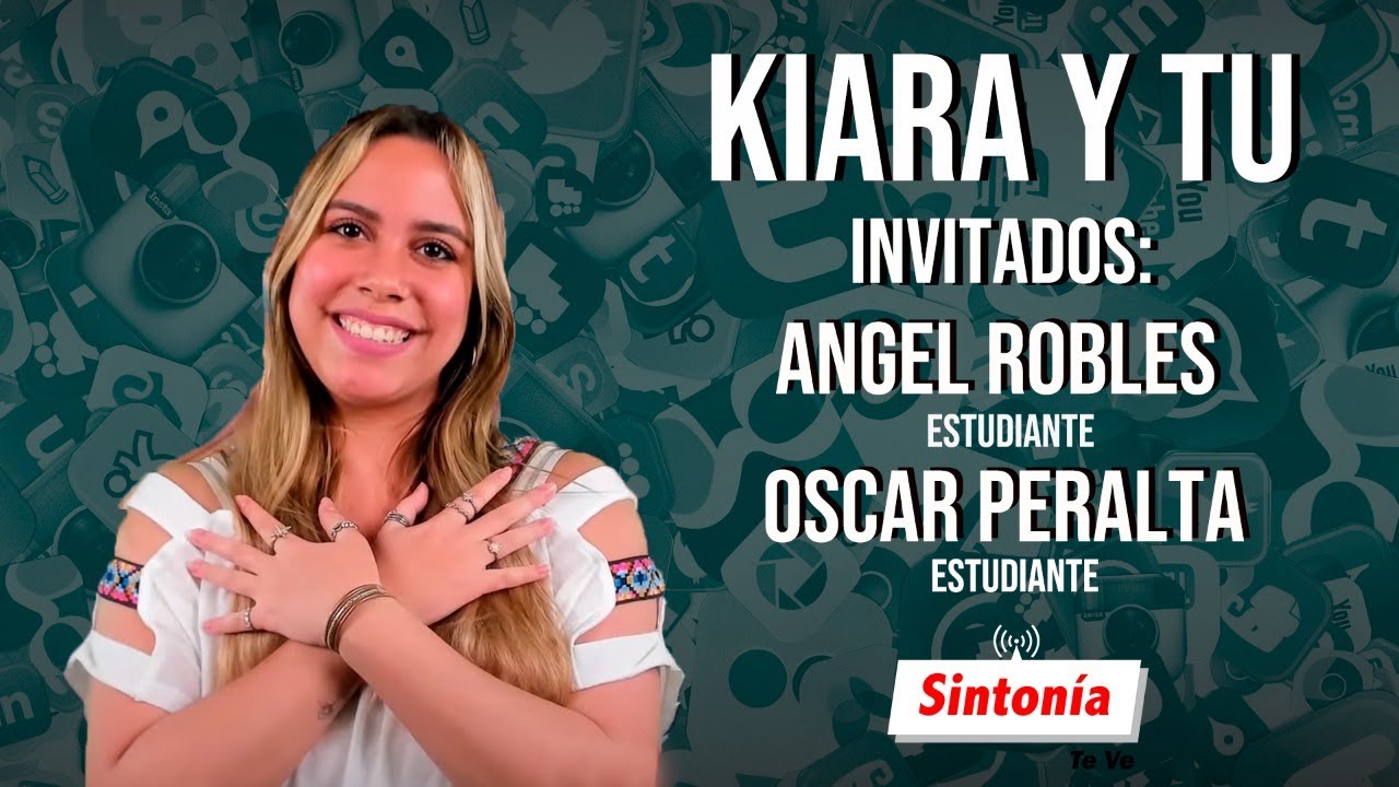 ANGEL ROBLES Y OSCAR PERALTA EN KIARA Y TU POR SINTONÍA TE VE - YouTube