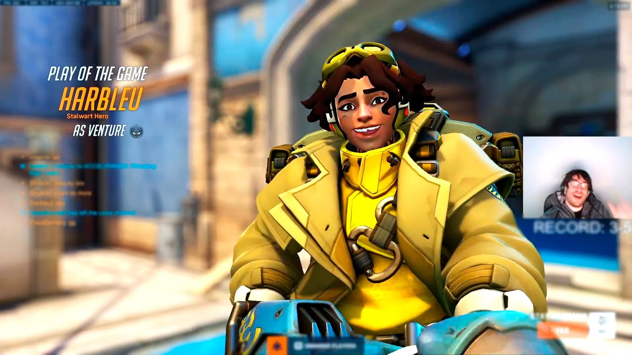 HARBLEU - POTG - VENTURE GAMEPLAY - OVERWATCH 2 SEASON 11 - YouTube