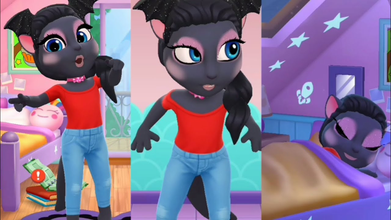 girls daily routine 😍😍|every morning routine|my Talking Angela|my ...