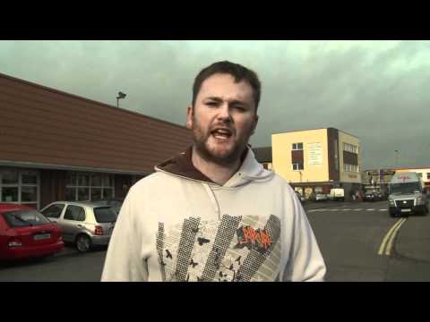 Irish Rapper Nugget spitting it out at Ballyfermot, Dublin - YouTube