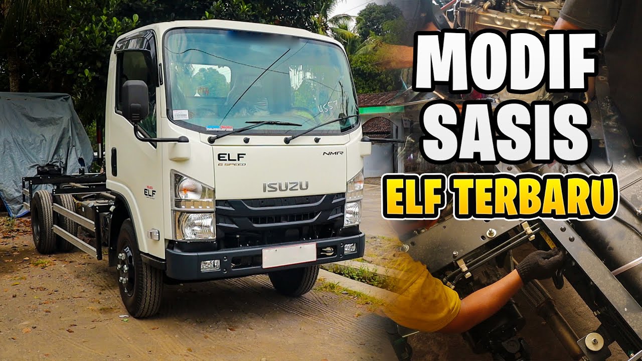 MODIF SASIS TRUK ISUZU ELF TERBARU 2022 ! Pemasangan Dobelan Sasis Truk ...
