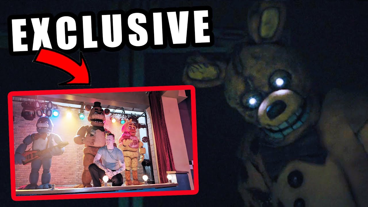 NEW FNAF Movie Trailer + EXCLUSIVE Behind The Scenes Pictures! - YouTube
