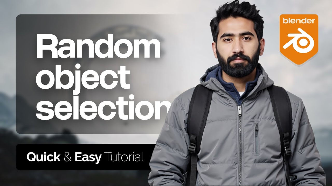 How to Random object selection in Blender | Blender tutorial for ...