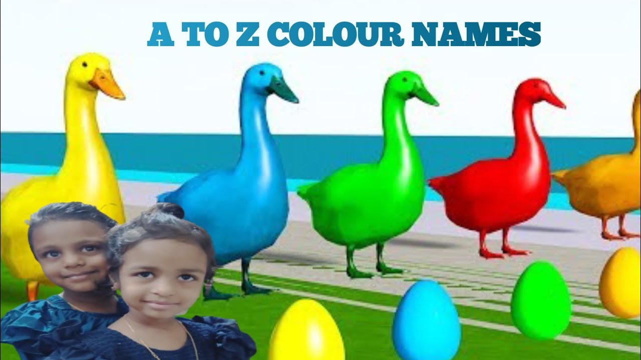 A TO Z COLOUR NAMES - YouTube