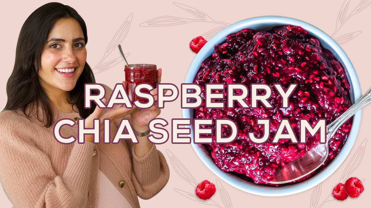Raspberry Chia Seed Jam (3-Ingredients) - Two Spoons - YouTube
