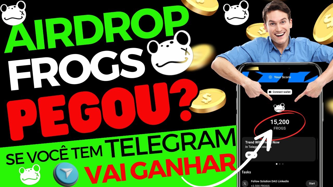 Airdrop Frogs🐸: Ganhe Tokens Grátis e lucre na listagem🚀💰 - YouTube