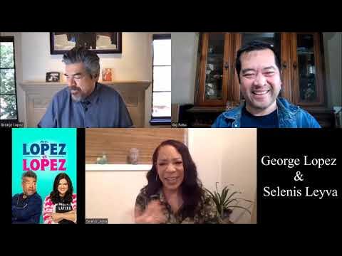 George Lopez and Selenis Leyva Interview for NBC's Lopez Vs. Lopez ...