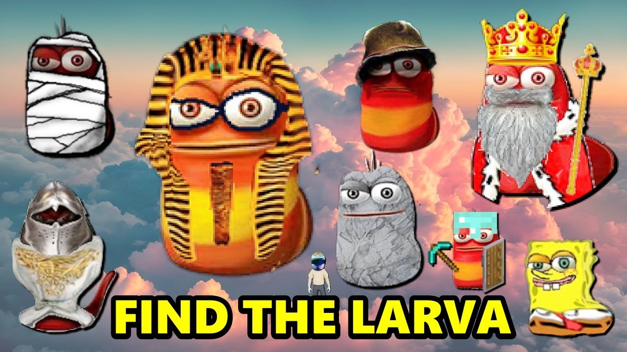 Find The Larva | How to get 8 ALL LAVAR #findthelavar #roblox #LAVAR ...