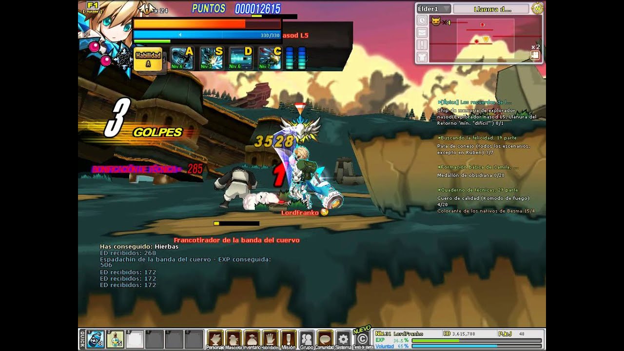 elsword latino clase chung 3 parte xD - YouTube