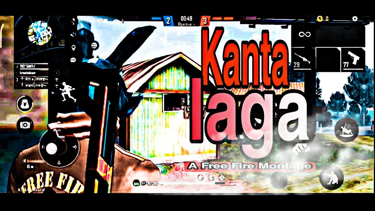 kanta laga X Free Fire|Free Fire Montage|#freefire - YouTube