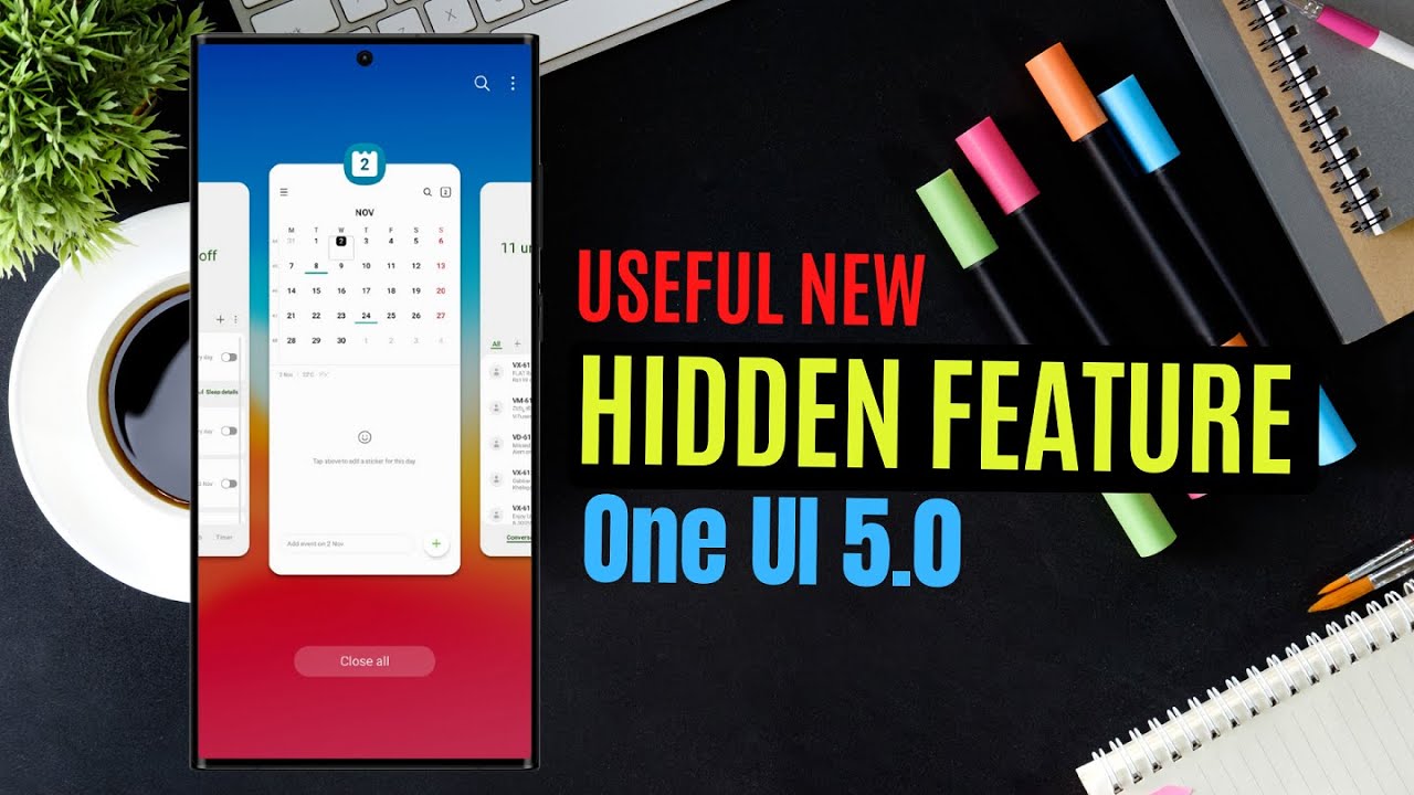 New Hidden Feature on Samsung's One UI 5.0 ! - YouTube