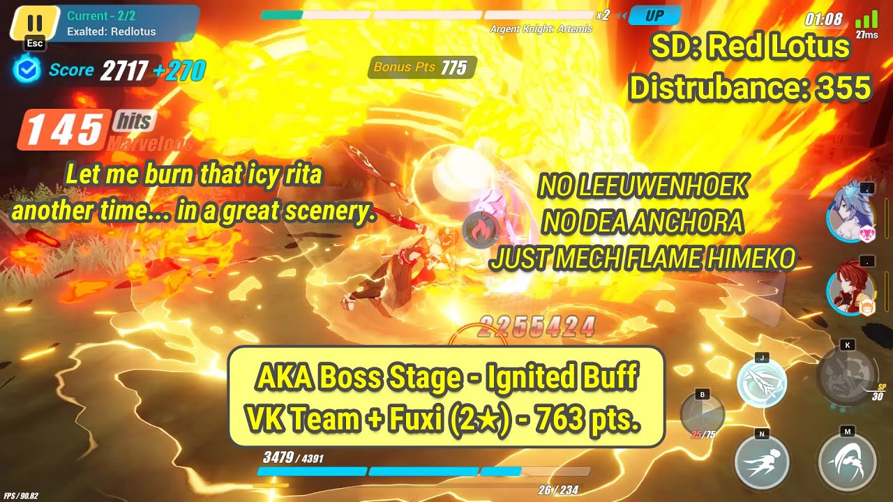 [HI3 SEA] When you have to burn AKA in a great scenery 2 (SD:RL - D355 ...