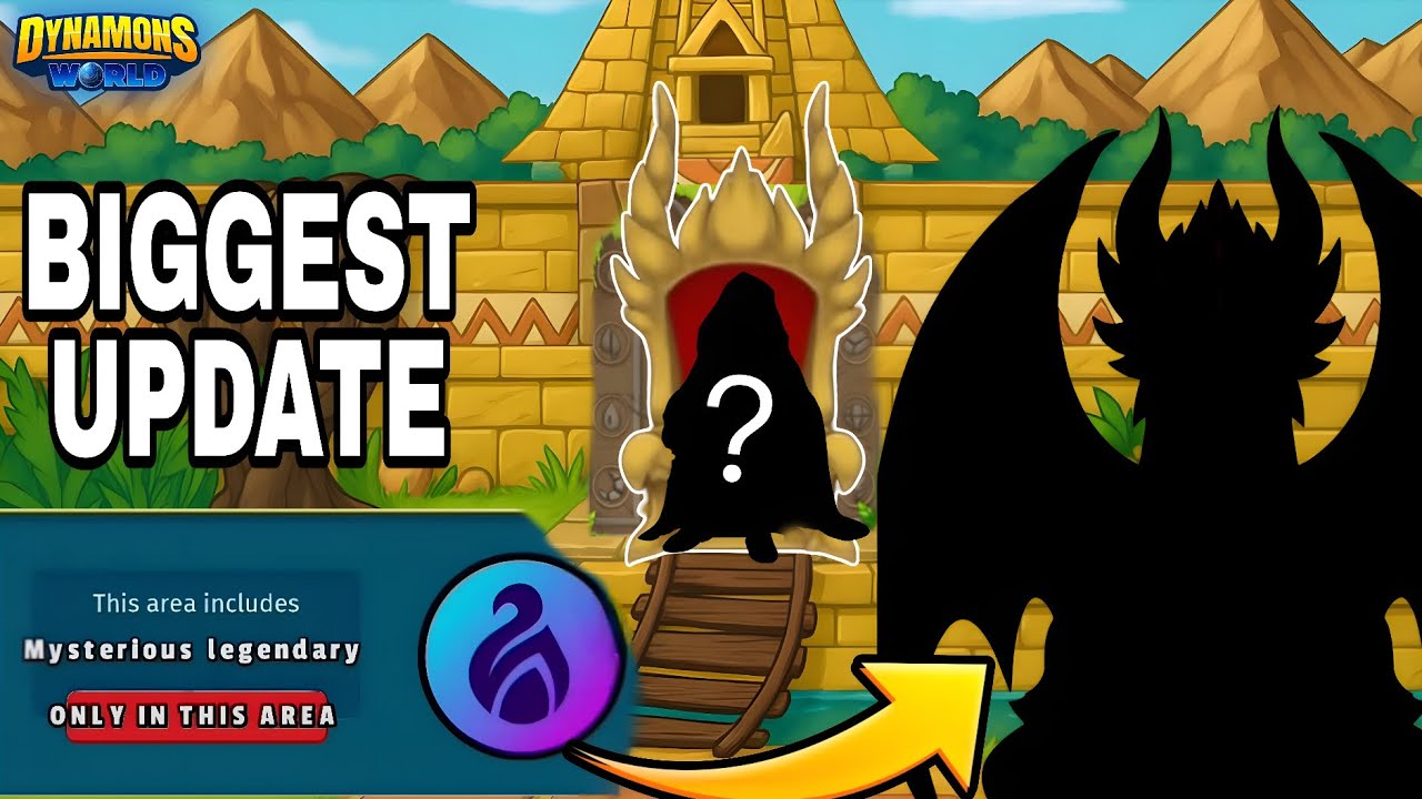 DYNAMONS WORLD NEW UPDATE || DYNAMONS WORLD MYSTERIOUS LEGENDARY ...