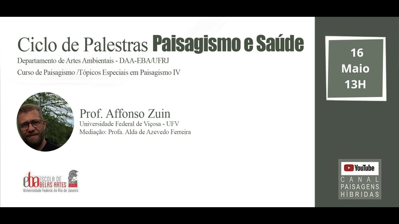 Paisagismo & Saúde - Prof. Dr. Affonso Zuin - Jardins Terapêuticos ...