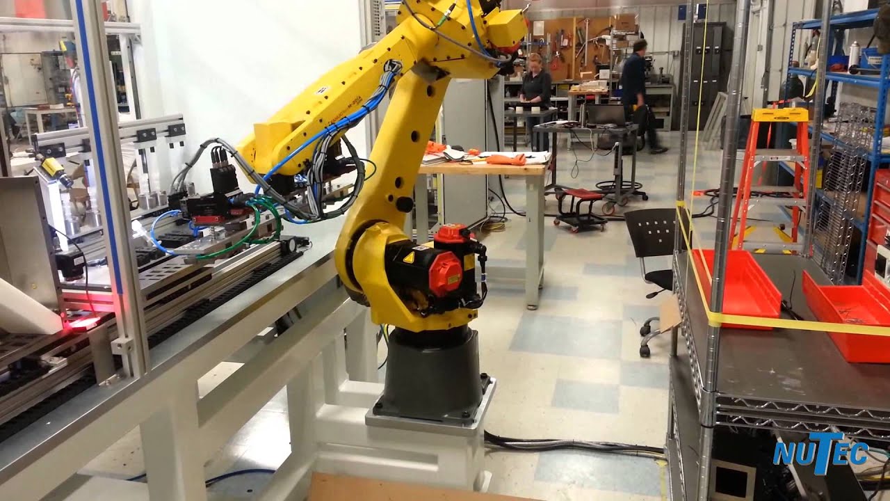 Medical Press Side Automation - YouTube