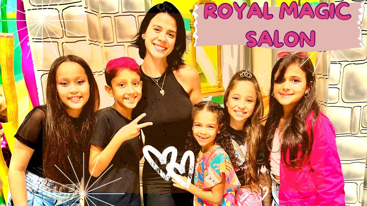 VENCI A CAMPANHA DAS FÉRIAS COLORIDAS-ROYAL MAGIC SALON- PASSEI UM DIA NO SALÃO COM MEUS AMIGOS ...