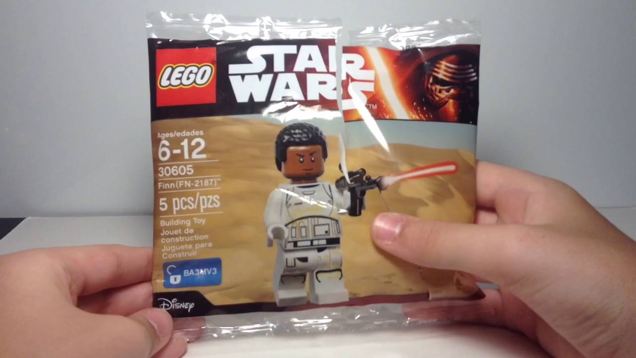 Lego Star Wars TFA Deluxe Edition Exclusive Finn (FN-2187) Minifigure ...