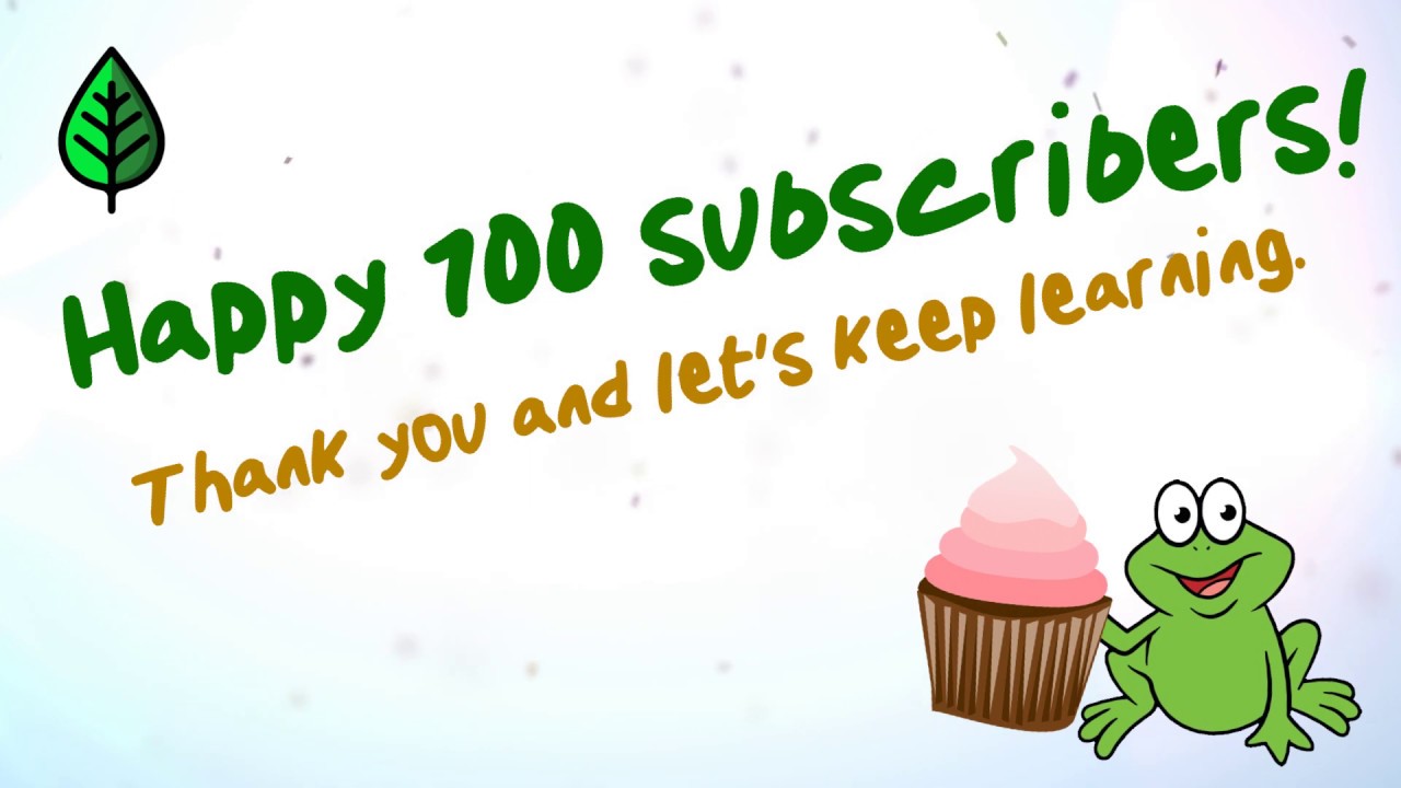 Happy 100 subscribers! - YouTube