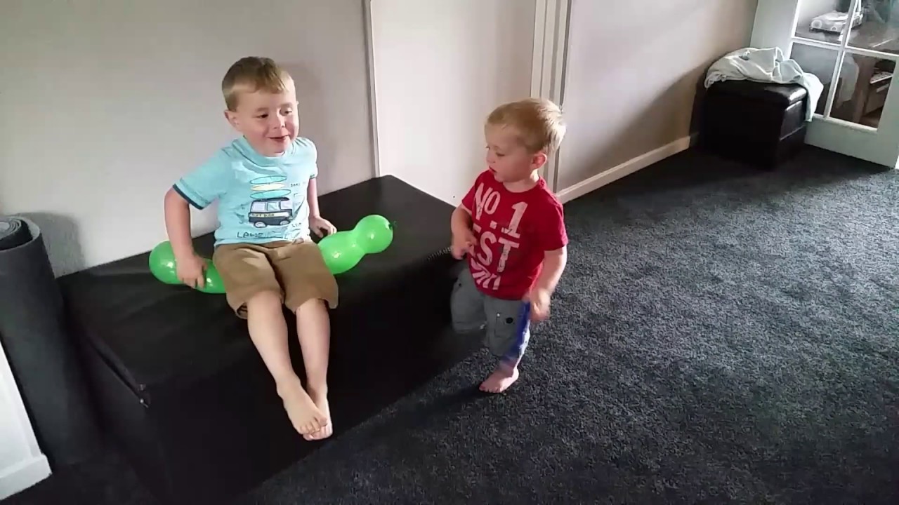 Balloon popping FAIL - YouTube