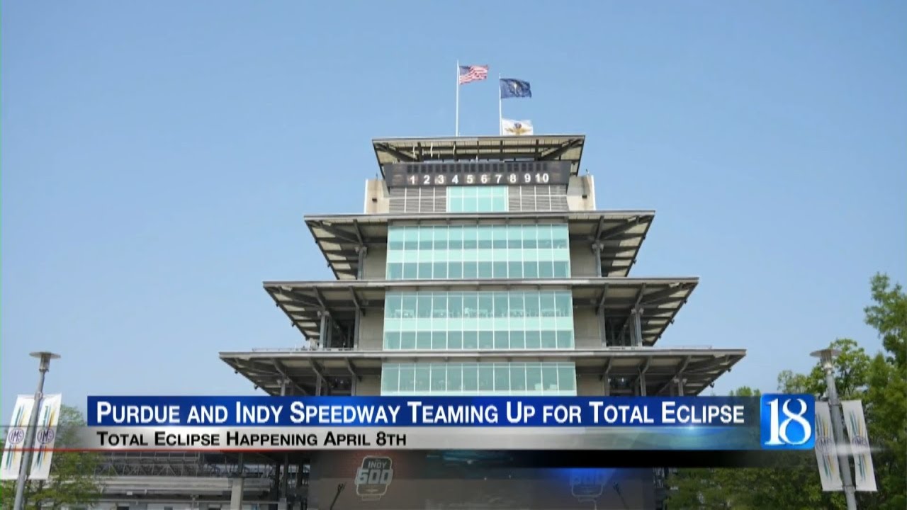 Purdue and Indy Speedway Team up for Total Eclipse - YouTube