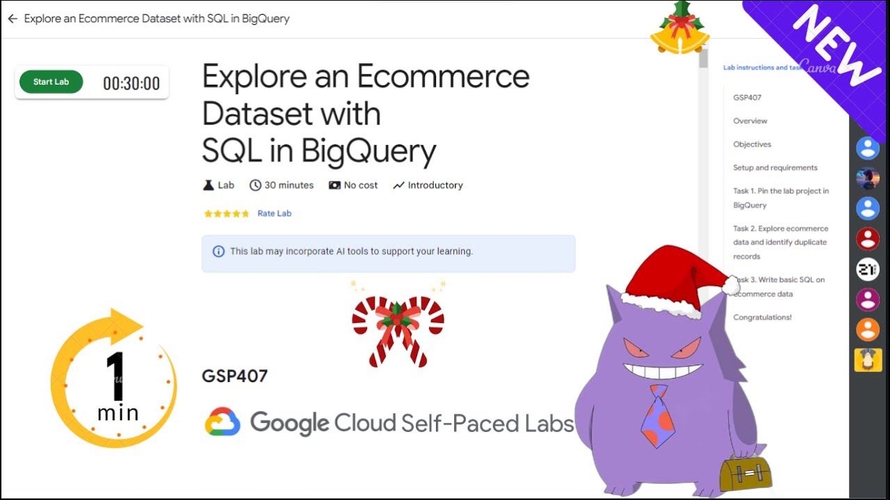 Exploring Your Ecommerce Dataset with SQL in Google BigQuery | #2024 | #GSP407 |#qwiklabs - YouTube