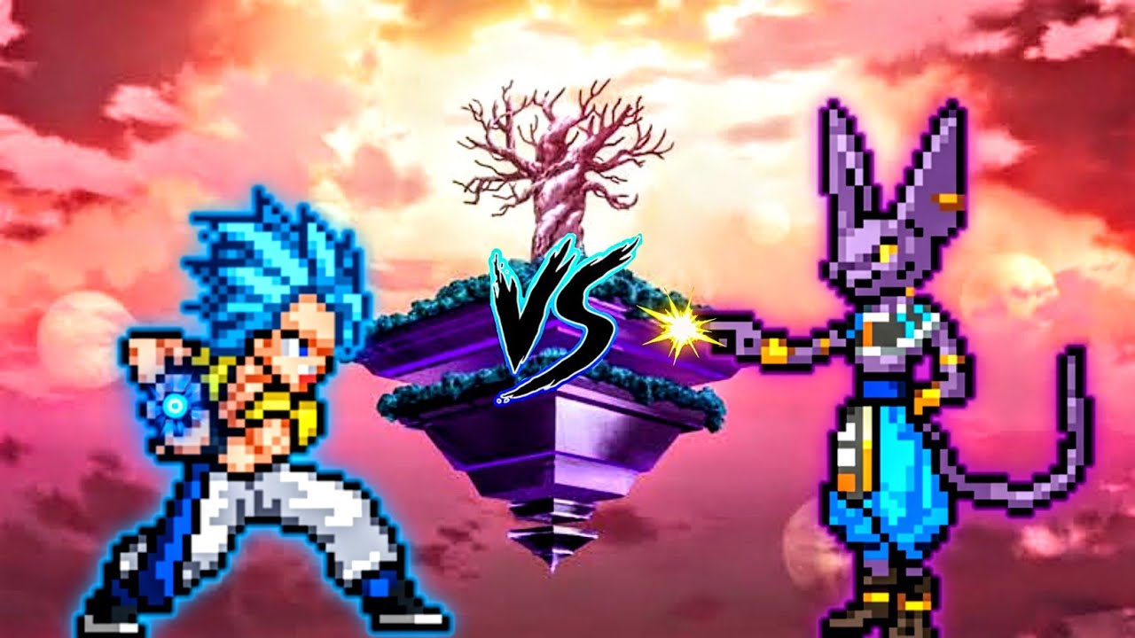 Gogeta DBS (all form) (New) VS Beerus (all form) in Jump Force Mugen ...
