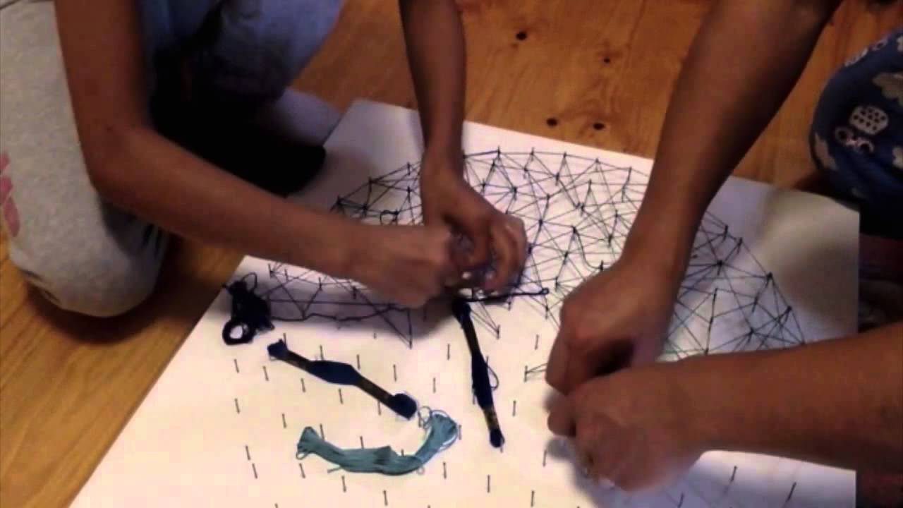 String Art Timelapse - YouTube