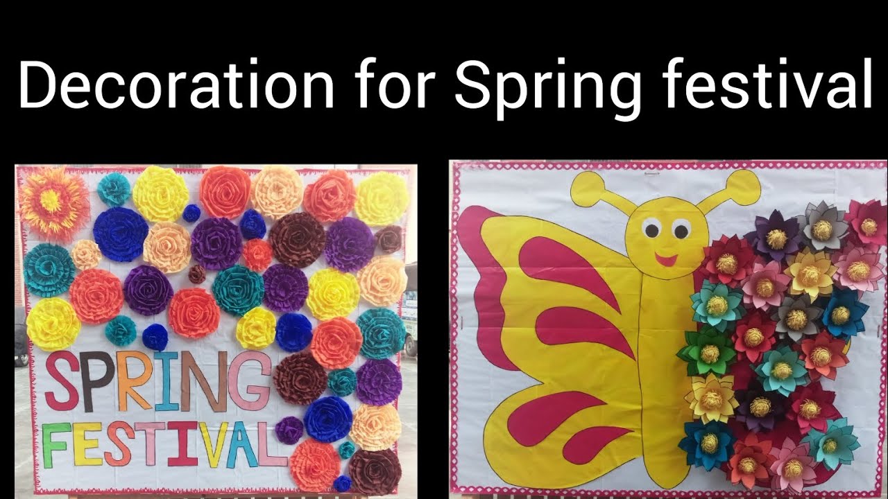 spring festival decoration ideas/decoration ideas - YouTube