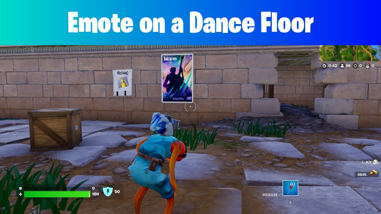 Fortnite วิธีทำ Emote on a Dance Floor - YouTube