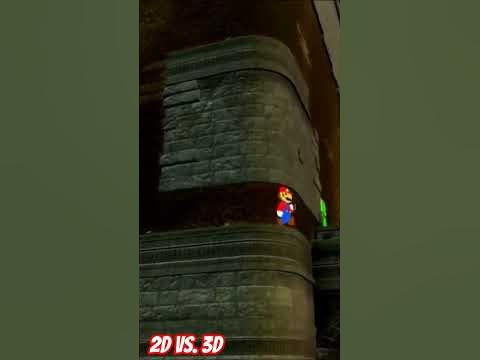 Mario 2D vs. 3D in #supermariooddyssey #shorts #fypシ - YouTube