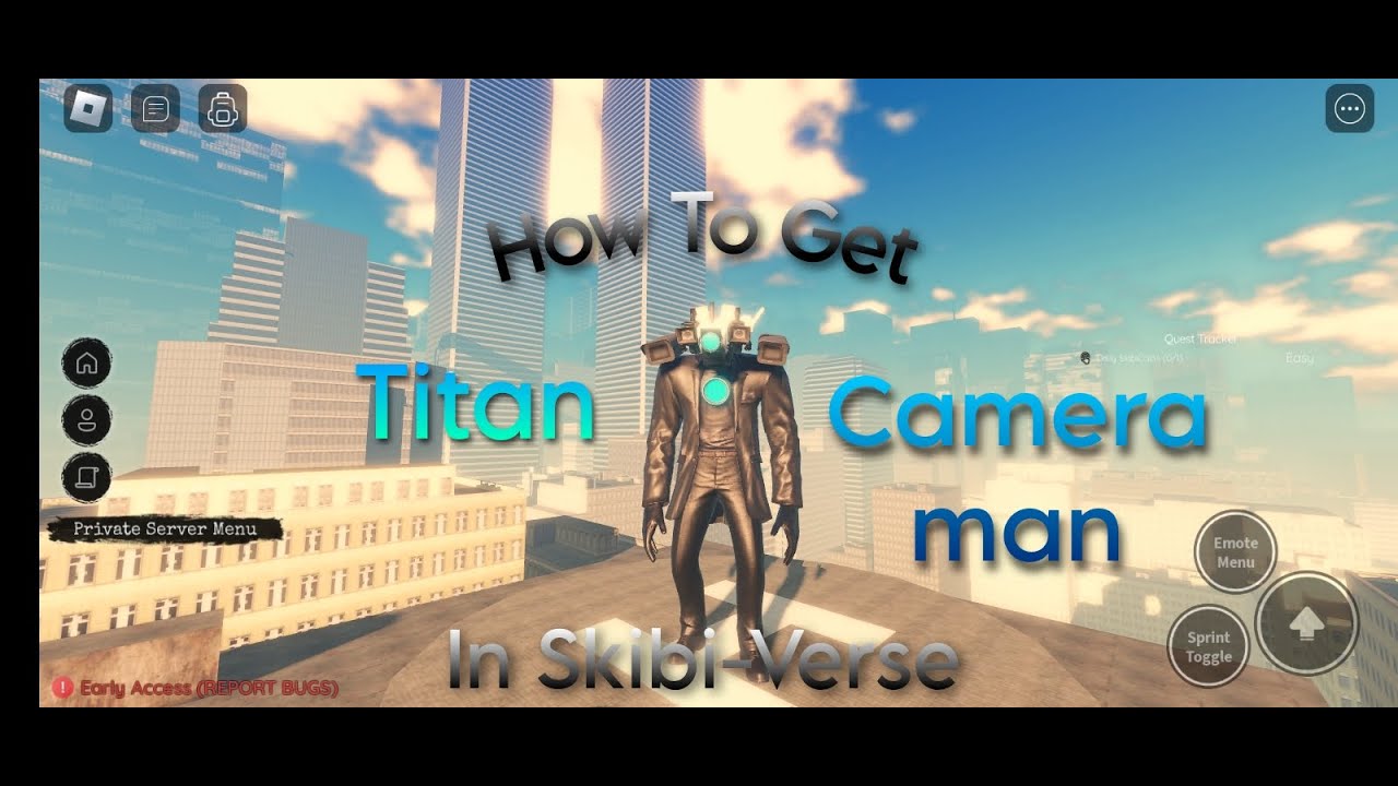 How To Get Titan Cameraman in Skibi-Verse | ROBLOX - YouTube