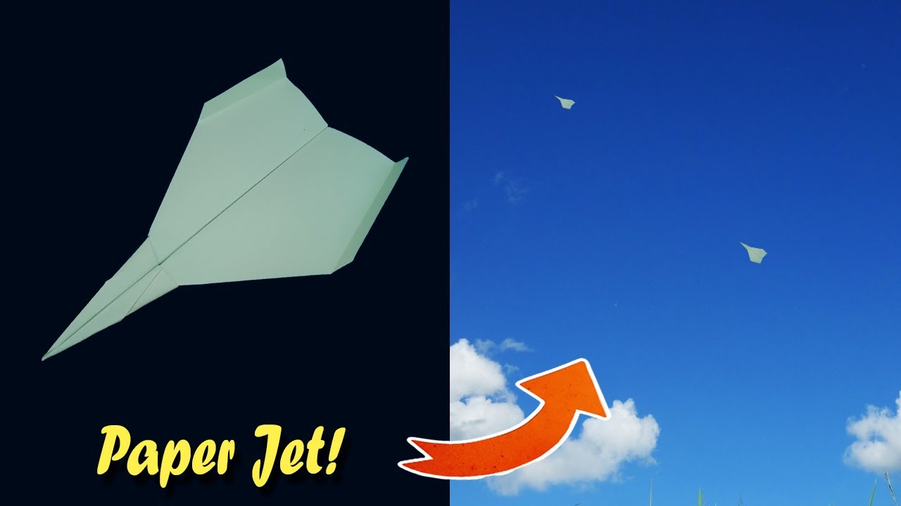 Easy Jet Plane - How to Make a Paper Airplane Jet That Flies Far Easy ...