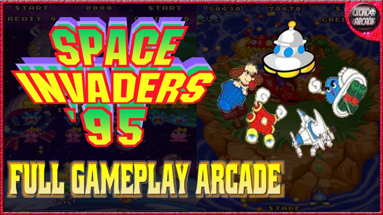 SPACE INVADERS 95 Full Gameplay ARCADE - YouTube