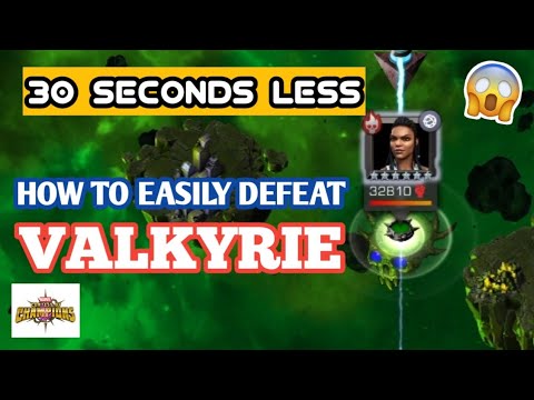 HOW TO EASILY DEFEAT VALKYRIE UNCOLLECTED MCOC - YouTube