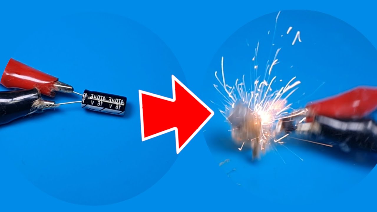 Blowing up capacitors!💥 - YouTube