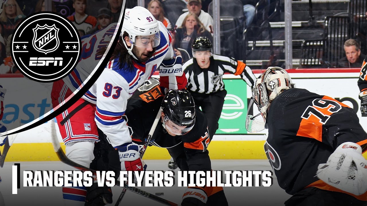 New York Rangers vs. Philadelphia Flyers | Full Game Highlights - YouTube