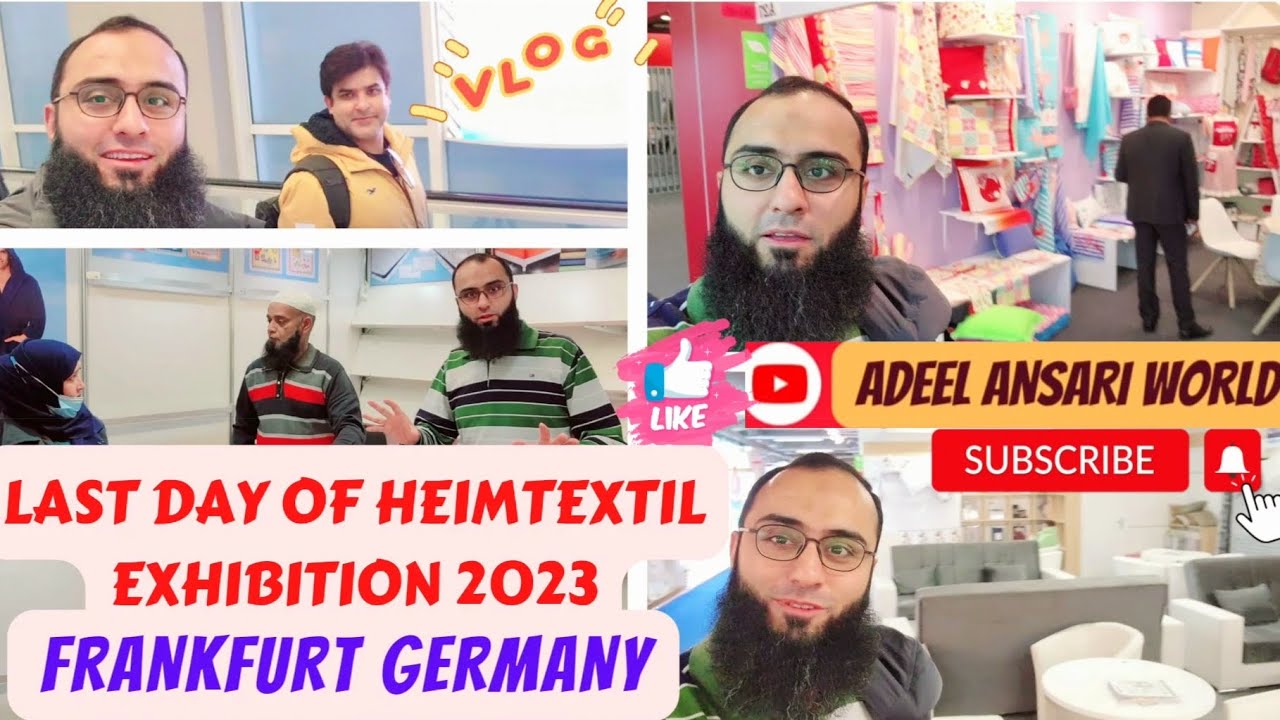 Last Day of Heimtextil Exhibition 2023 | Frankfurt Germany | Home ...