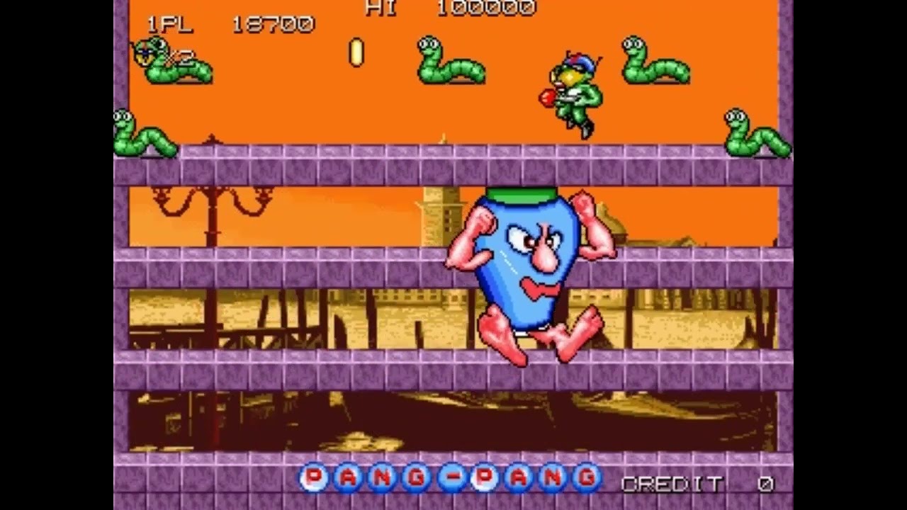 Pang Pang (Tumblepop Clone) Vessel Boss Battle - YouTube