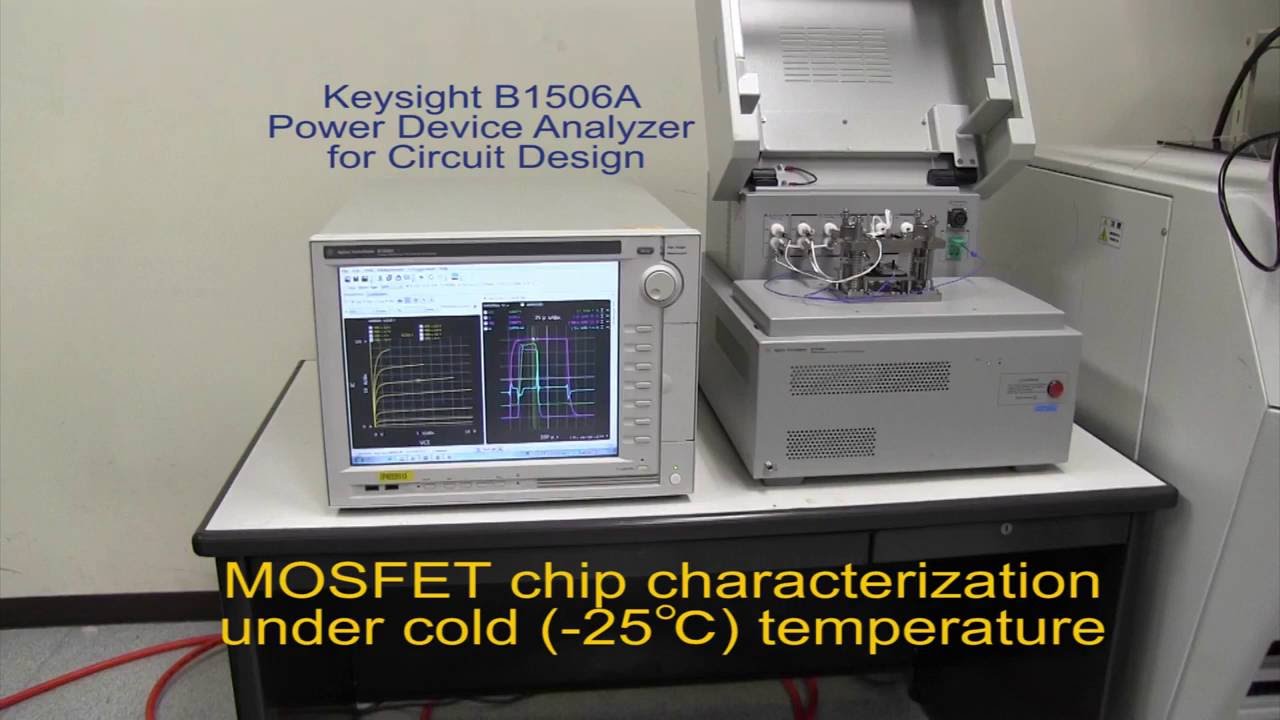 Power semiconductor chip temperature dependency measurement - YouTube